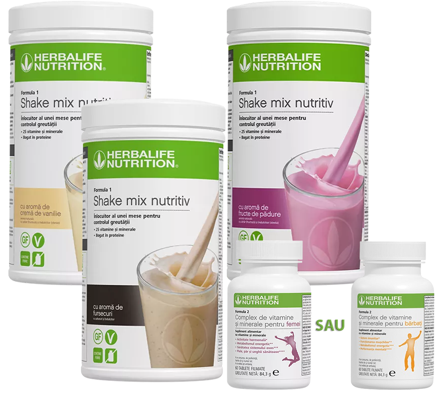 Program Herbalife Ingrasare – Pachet Booster – HerbaFit